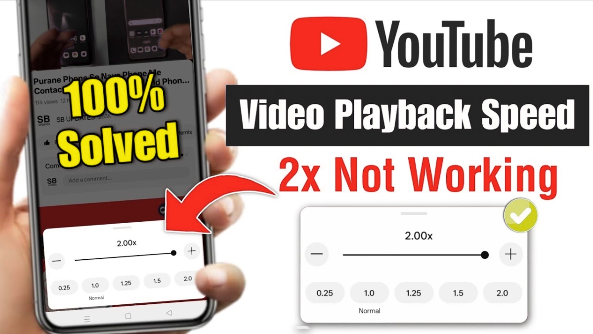 YouTube Playback Speed Not Working? Here’s Why and How to Fix it in 2 ...